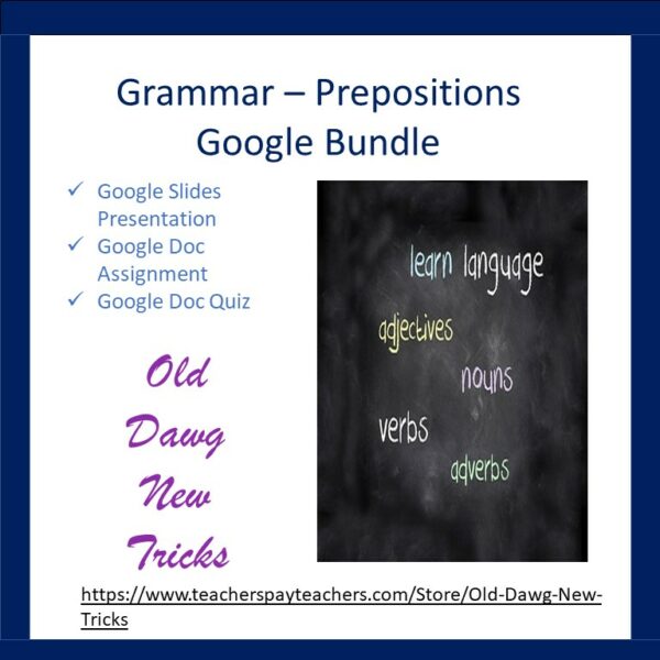Prepositions Google Bundle - Made By Teachers