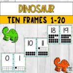 Dinosaur Printable Ten Frame Number PDF - Made By Teachers