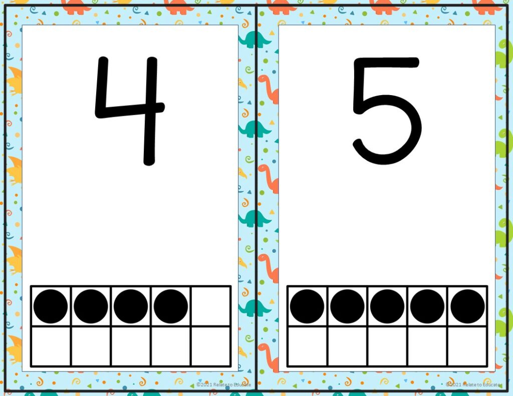 Dinosaur Printable Ten Frame Number PDF - Made By Teachers
