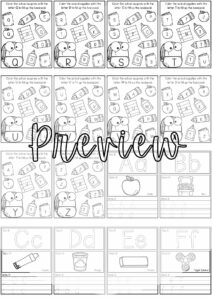 Back To School Preschool Packet - Made By Teachers