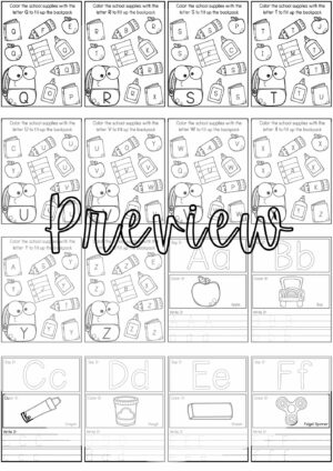 Back To School Preschool Packet - Made By Teachers