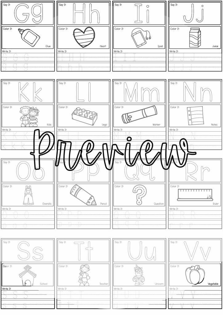 Back To School Preschool Packet - Made By Teachers