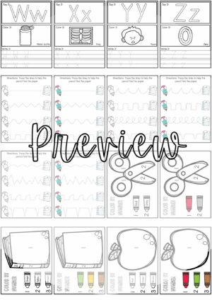 Back To School Preschool Packet - Made By Teachers