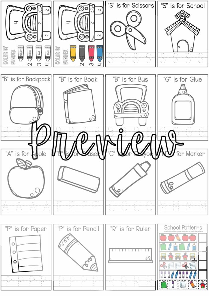 Back To School Preschool Packet - Made By Teachers