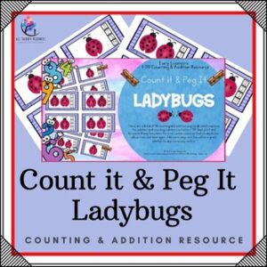 Counting & Addition Clip & Peg Ladybug Cards | Made By Teachers
