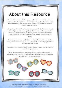 Perspective Glasses - Thoughts, Feelings Behaviors | Made By Teachers