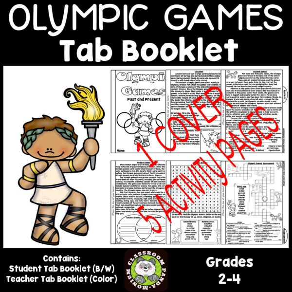 Olympic Games Tab Booklet - Made By Teachers