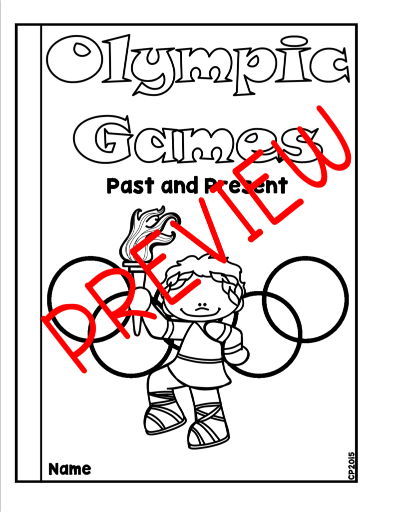 Olympic Games Tab Booklet | Made By Teachers