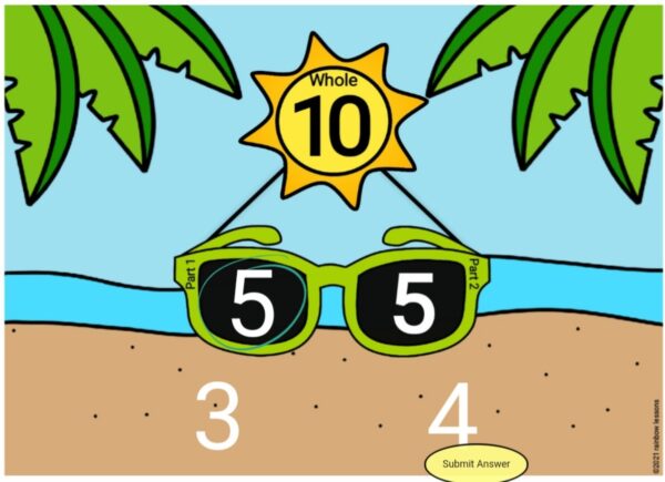 Number Bonds to 10 | Number Bonds Boom Cards | Made By Teachers