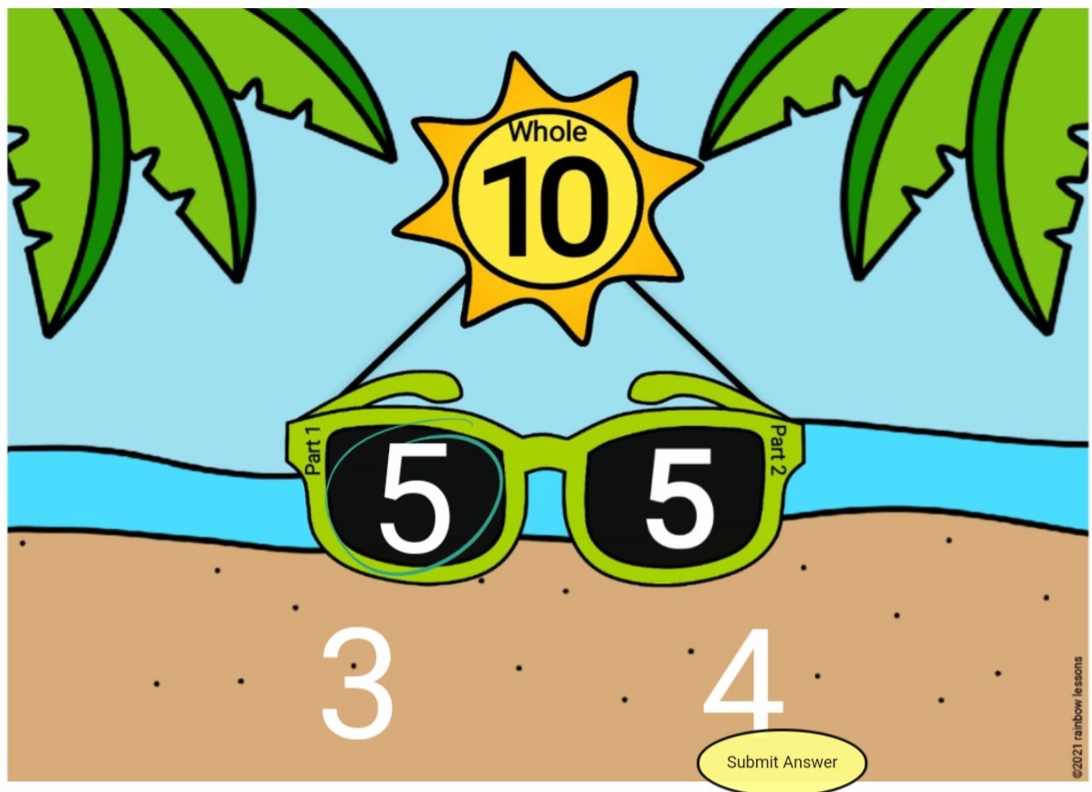 Number Bonds to 10 | Number Bonds Boom Cards | Made By Teachers