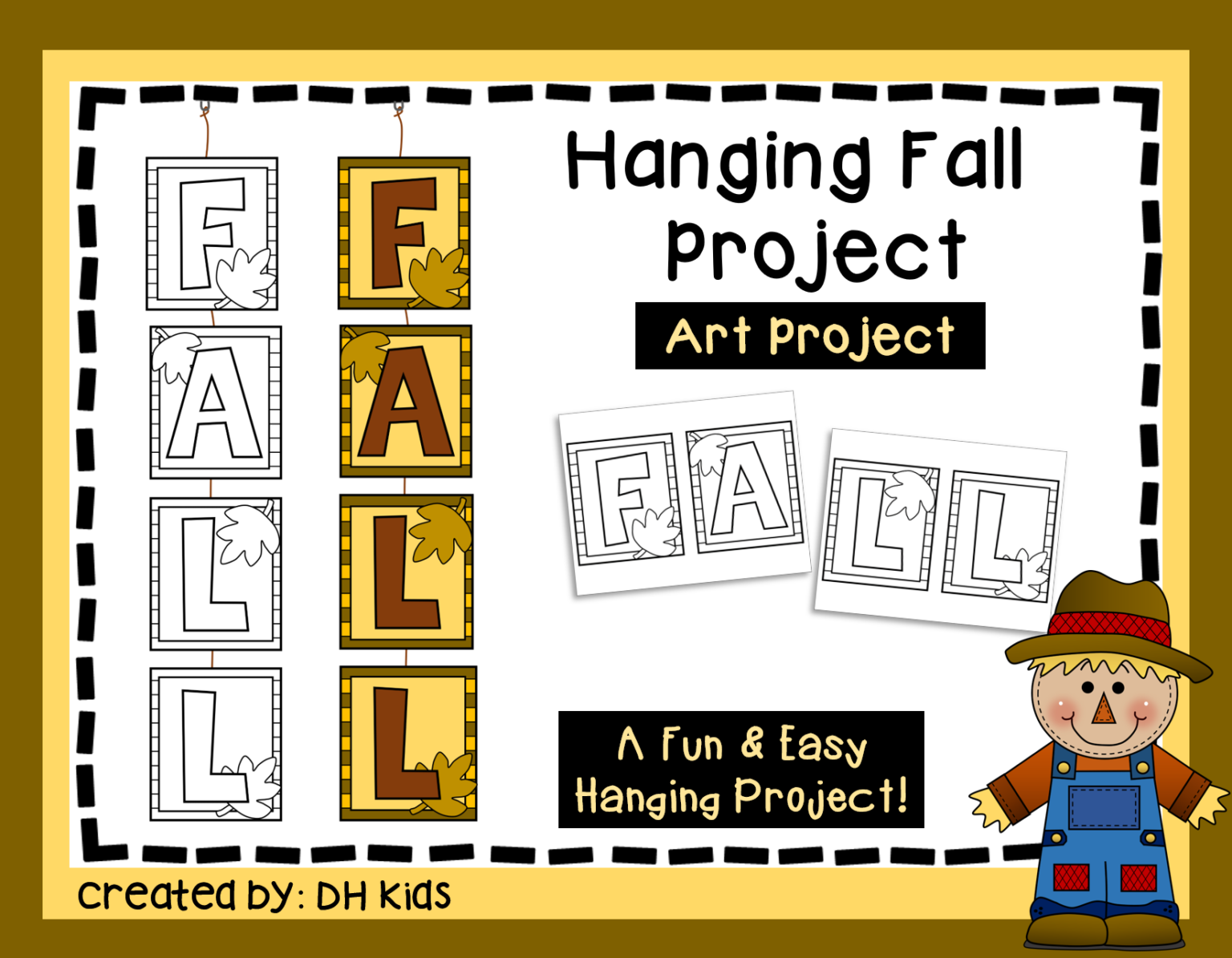 Fall Art Project - Hanging Fall Art - Autumn Art | Made By Teachers