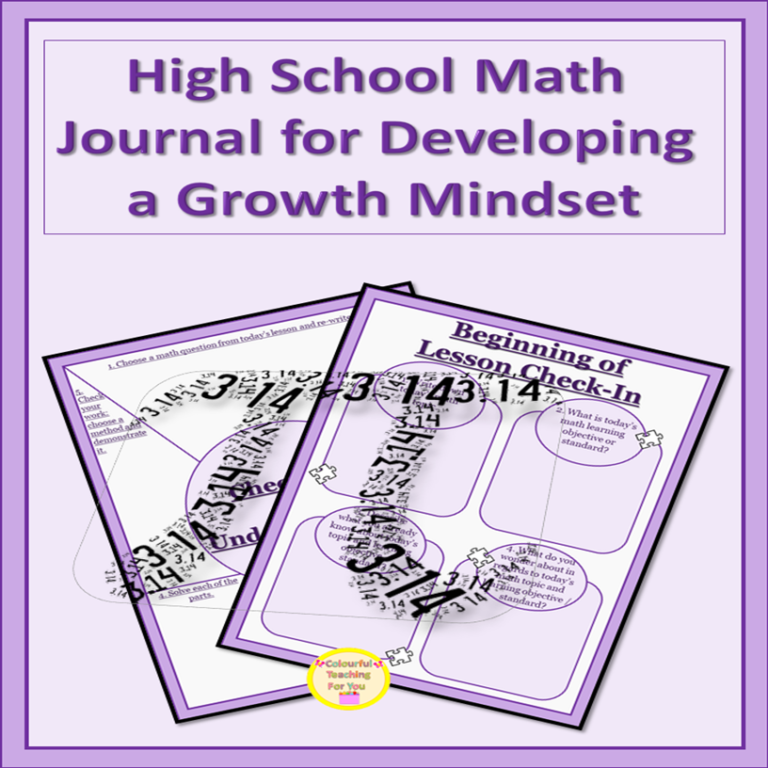 High School Math Journal Reflection Writing | Made By Teachers