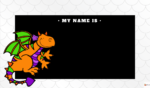 Editable Name Tags Dragon Theme - Made By Teachers