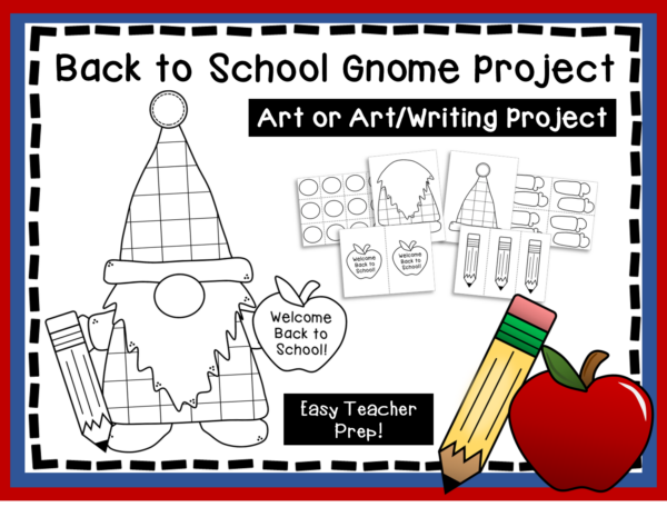 Back to School Gnome Art Project - September - Made By Teachers