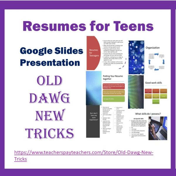 Resume for Teens Google Slides Presentation | Made By Teachers