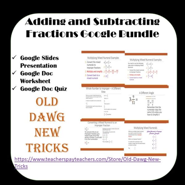 Adding and Subtracting Fractions Google Bundle - Made By Teachers