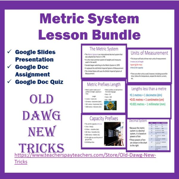 Metric System Google Bundle | Made By Teachers