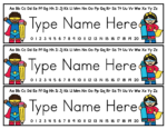 Editable Superhero Desk Nametags - Made By Teachers