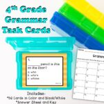 Grammar Task Cards - 4th Grade | Made By Teachers