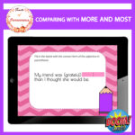 Comparing Adjectives with More and Most - Made By Teachers