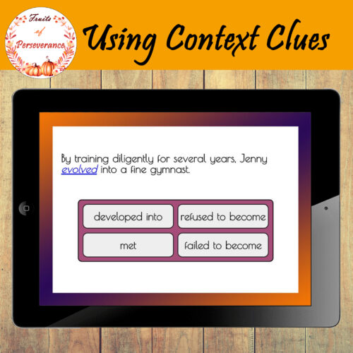 Using Context Clues Boom Cards™ Set 1 | Made By Teachers