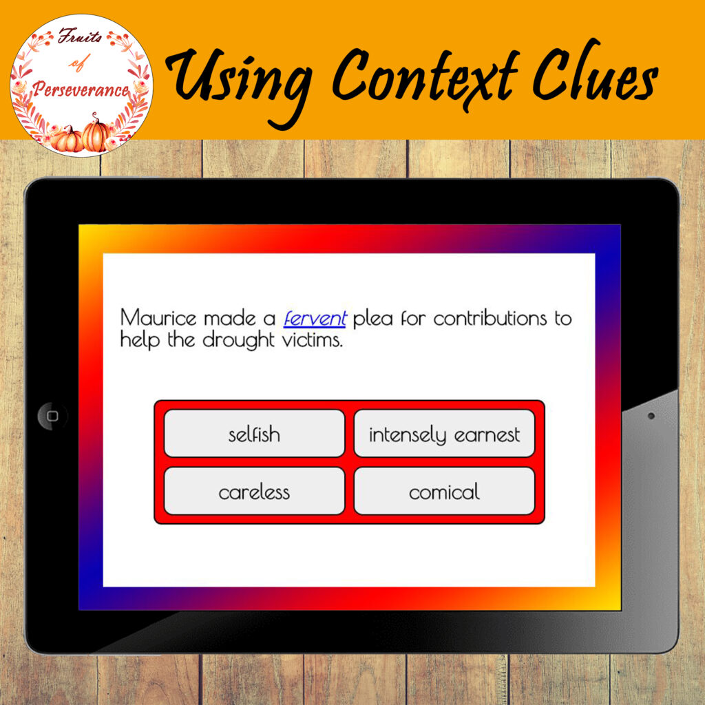 Using Context Clues Boom Cards™ Set 1 | Made By Teachers