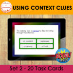 Using Context Clues Boom Cards™ Set 2 | Made By Teachers