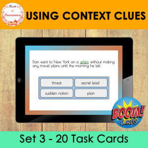 Using Context Clues Boom Cards™ Set 3 | Made By Teachers