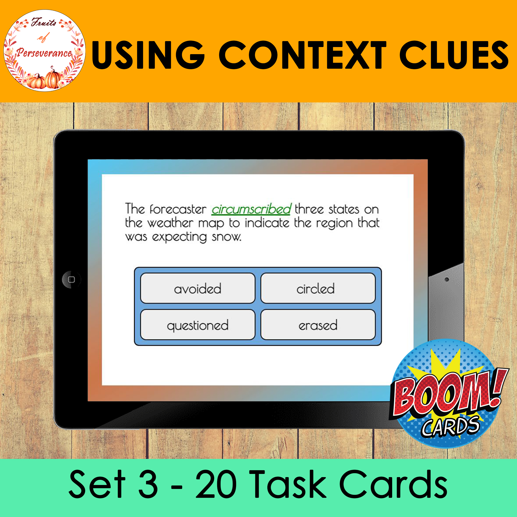 Using Context Clues Boom Cards™ Set 3 | Made By Teachers
