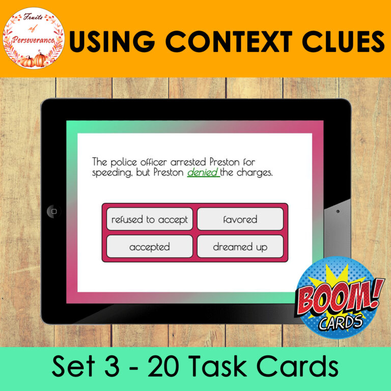 Using Context Clues Boom Cards™ Set 3 | Made By Teachers