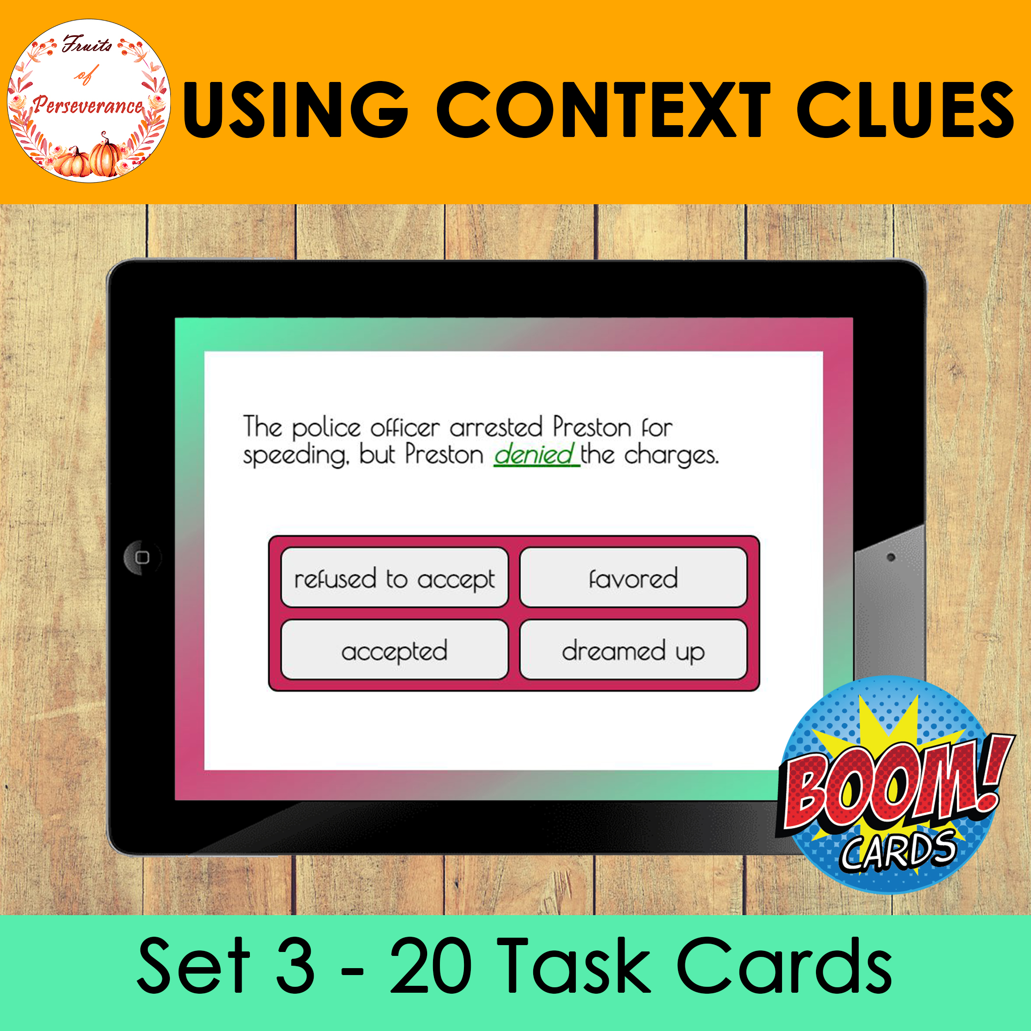 Using Context Clues Boom Cards™ Set 3 | Made By Teachers