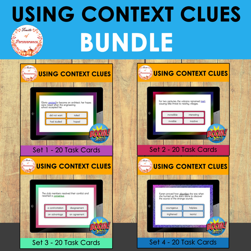 Using Context Clues Boom Cards™ Bundle | Made By Teachers