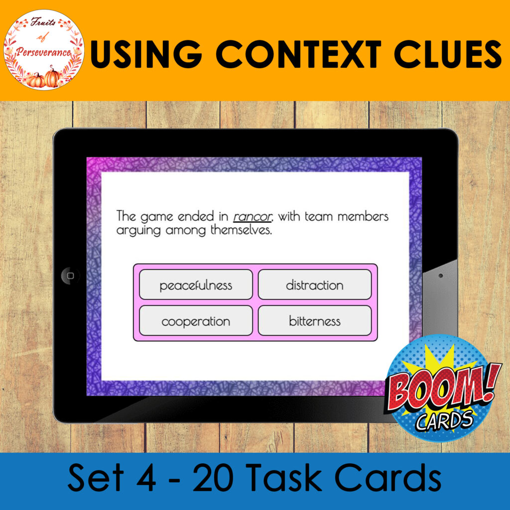 Using Context Clues Boom Cards™ Bundle | Made By Teachers