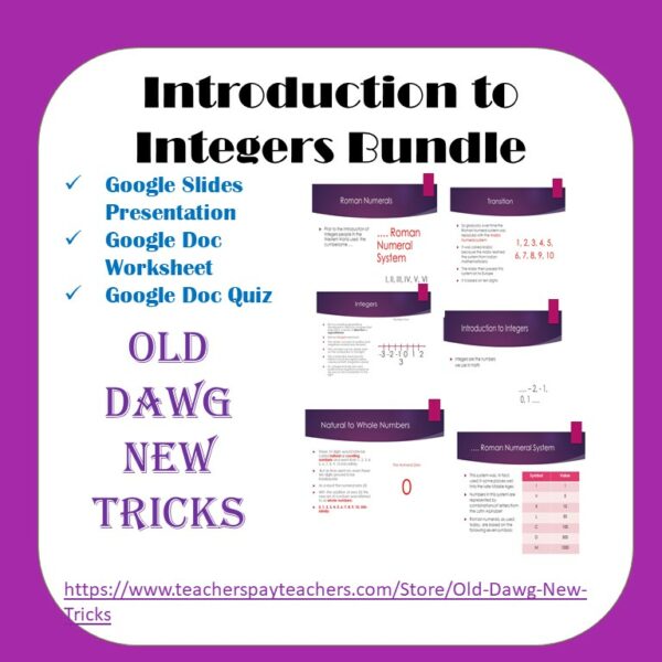 Introduction to Integers Google Bundle - Made By Teachers