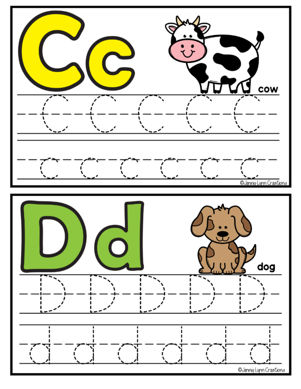 ABC Tracing Cards | Made By Teachers
