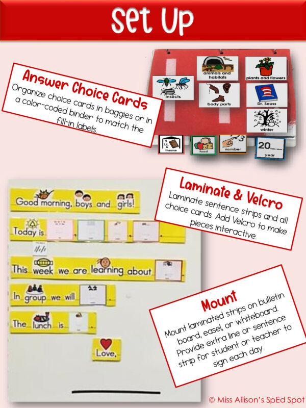 Interactive Morning Message for Special Education | Made By Teachers