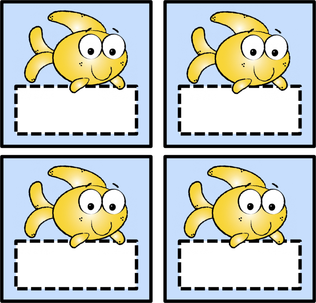 Shark and Fish Cut Outs - Name Labels - Name Tags | Made By Teachers