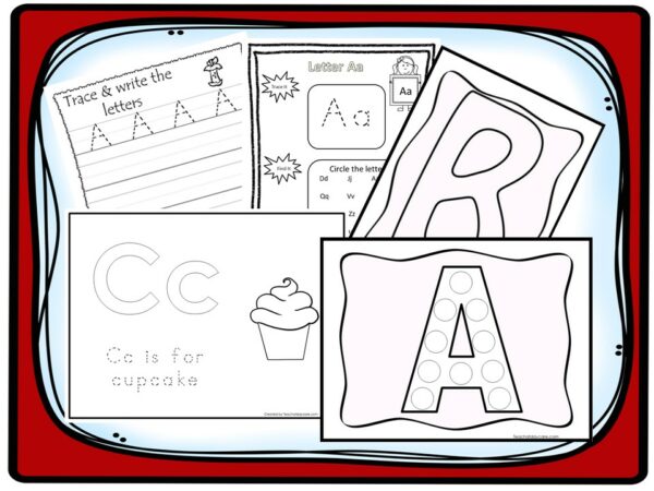 Lowercase Alphabet Phonics Printable Work Mats - Made By Teachers