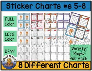 Winter Sports Sticker Charts - Made By Teachers