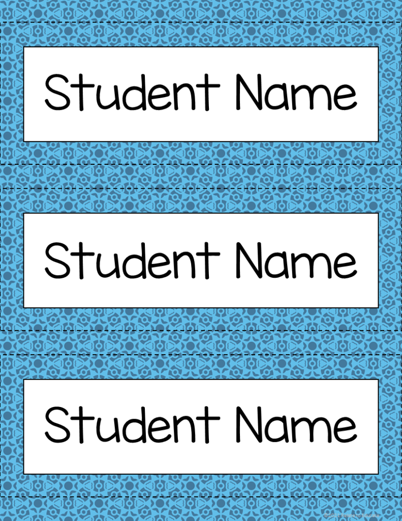 Blue & Pink Owl Editable Printable Table Name Tags - Made By Teachers