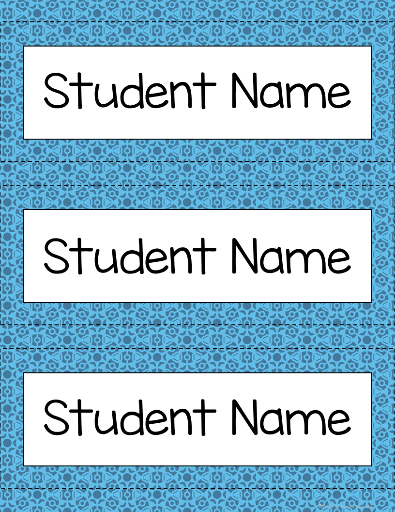Blue & Pink Owl Editable Printable Table Name Tags | Made By Teachers