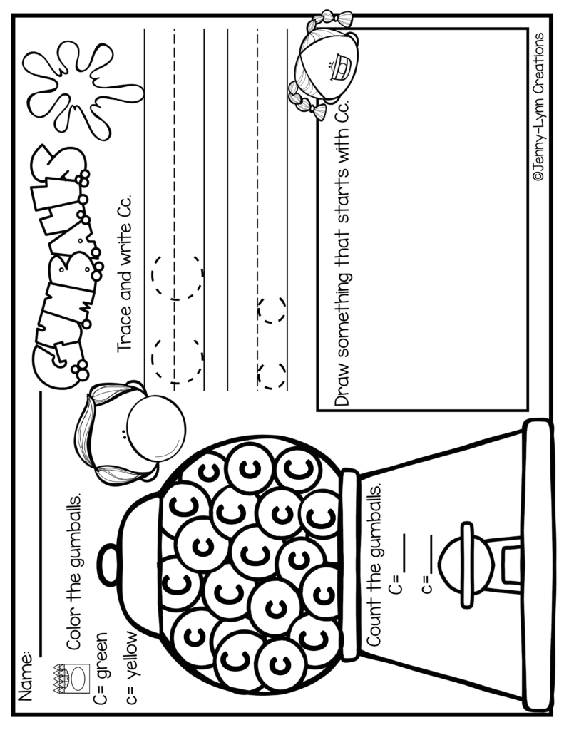 Gumball Letters | Made By Teachers