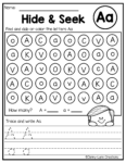 Hide and Seek Letters | Made By Teachers