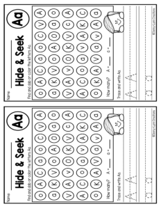 Hide and Seek Letters | Made By Teachers