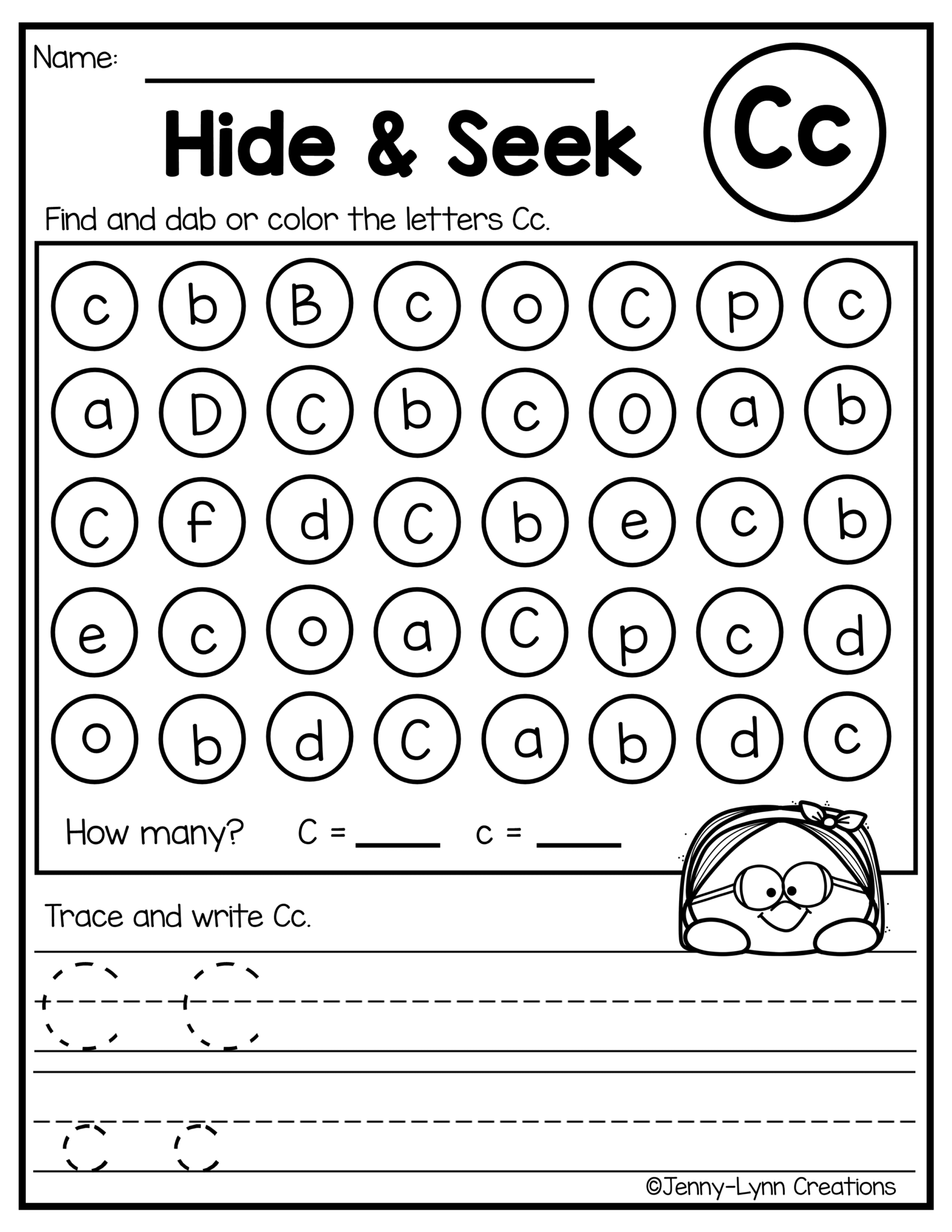 Hide and Seek Letters | Made By Teachers