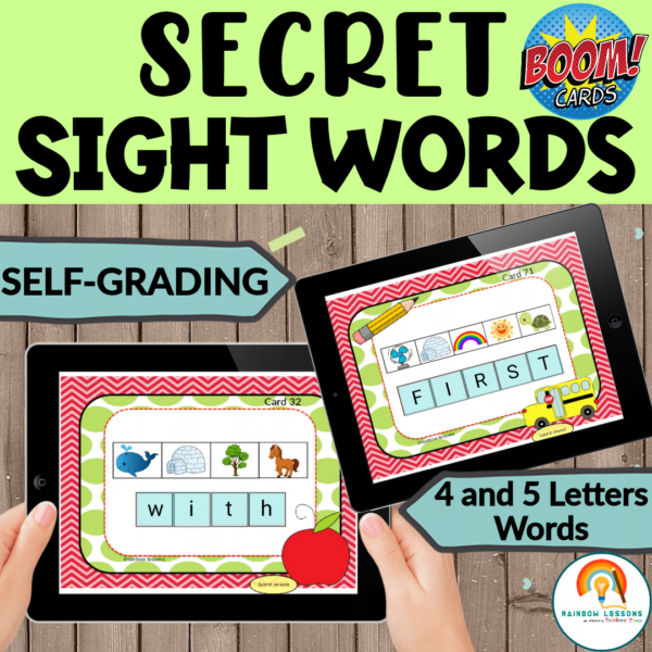 Sight Words Boom Cards Frys First 100 Sight Words - Made By Teachers