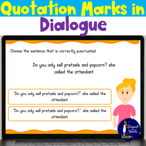 Quotations Marks in Dialogue BOOM Cards | Made By Teachers