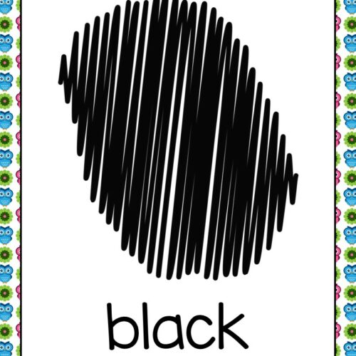 Blue & Pink Owl Printable Color Poster Signs | Made By Teachers