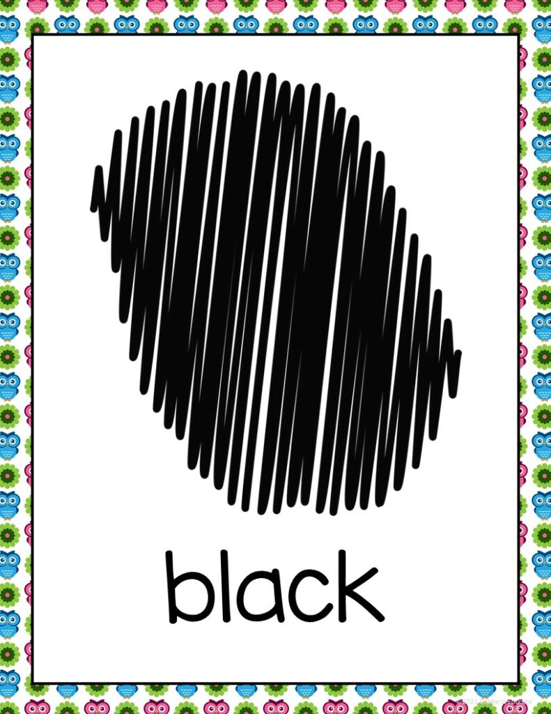 Blue & Pink Owl Printable Color Poster Signs | Made By Teachers