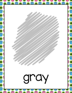 Blue & Pink Owl Printable Color Poster Signs - Made By Teachers